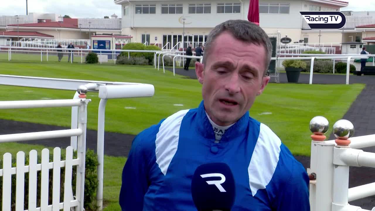 Young jockey Stefano Cherchi celebrates notable winner at Chelmsford